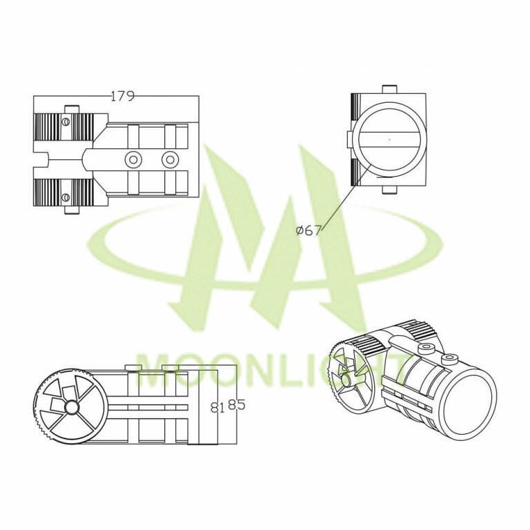 Adjustable Knuckle Slip Fitter MLT-KSF-002 - LED Light Housing Factory ...