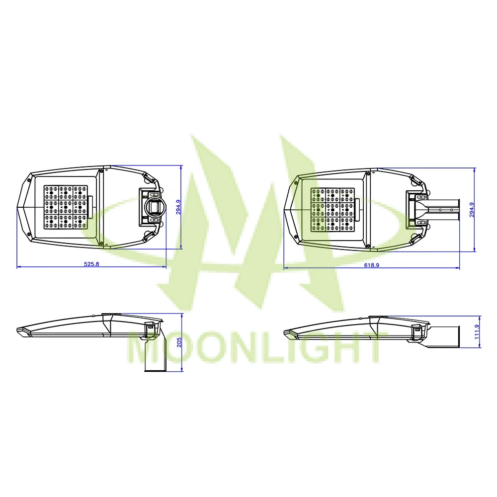 Street Light Body MLT-SLH-MM-II | Durable LED Housing